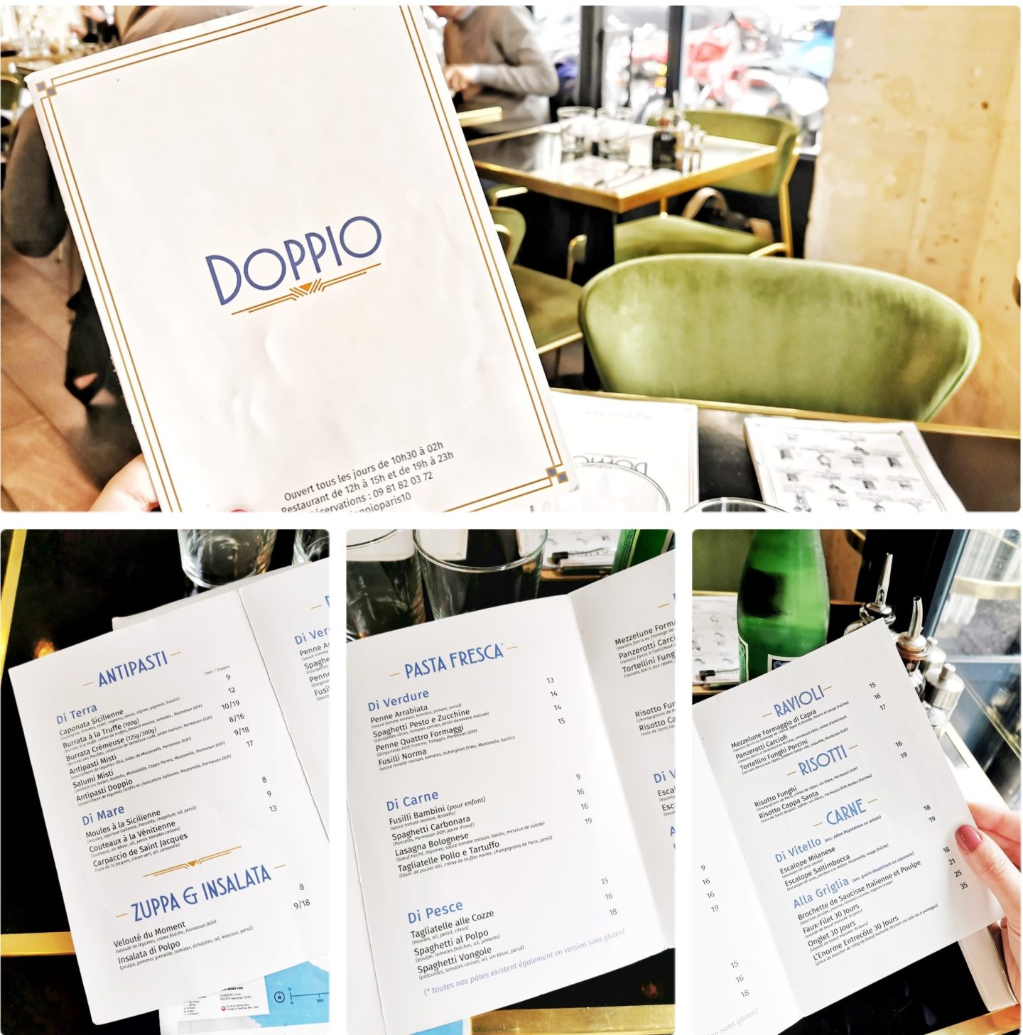 Restaurants - Doppio Paris 10 - La Dolce Vita chic