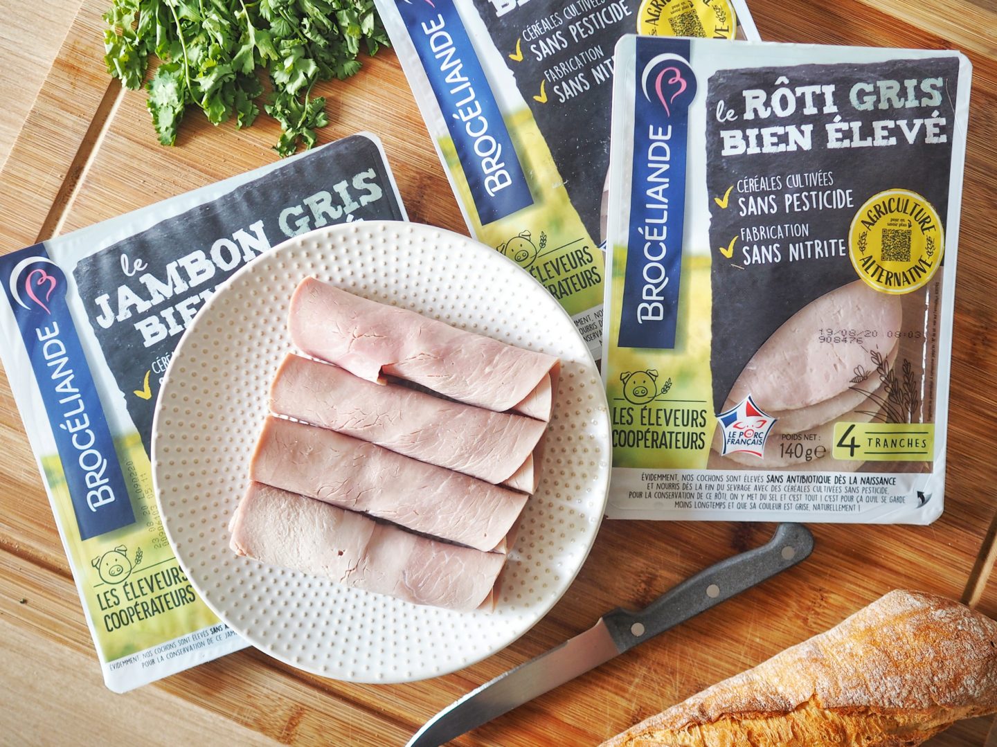 Le jambon gris Brocéliande, le vrai jambon est gris